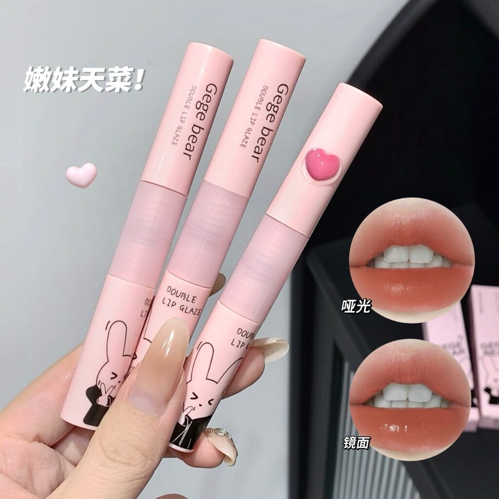9815 labial líquido doble ( Matte+ brillo ) GEGE BEAR GX1182 OFERTA ...